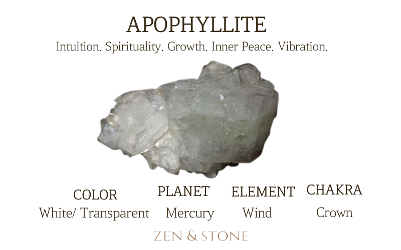 Apophyllite – Meaning, Uses, & Healing Properties – Zen & Stone