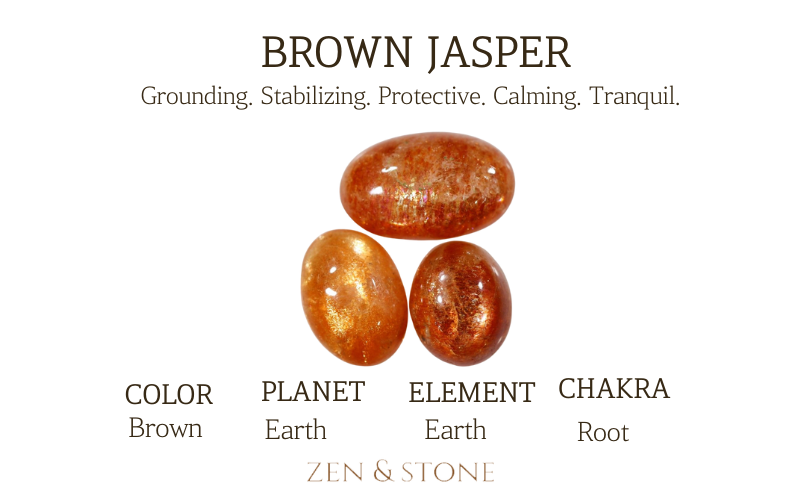 Brown Jasper – Meaning, Uses, & Healing Properties – Zen & Stone