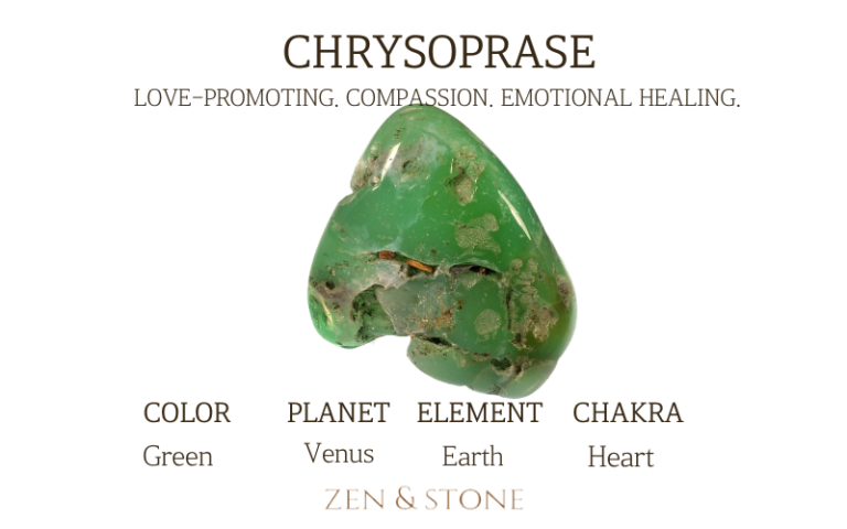Chrysoprase – Meaning, Uses, & Healing Properties – Zen & Stone