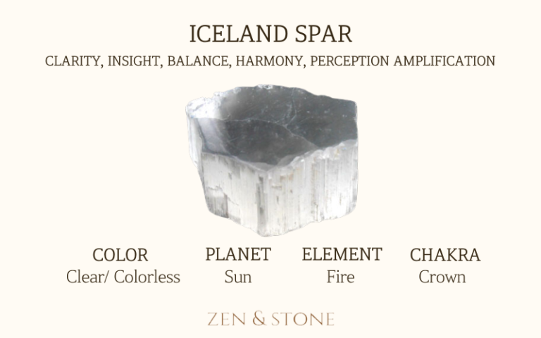 Iceland Spar – Meaning, Uses, & Healing Properties – Zen & Stone