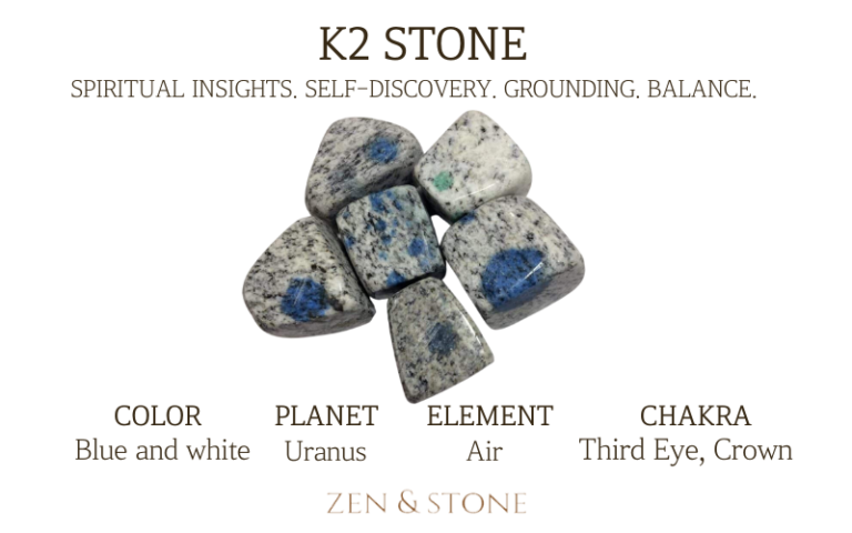K2 Stone – Meaning, Uses, & Healing Properties – Zen & Stone