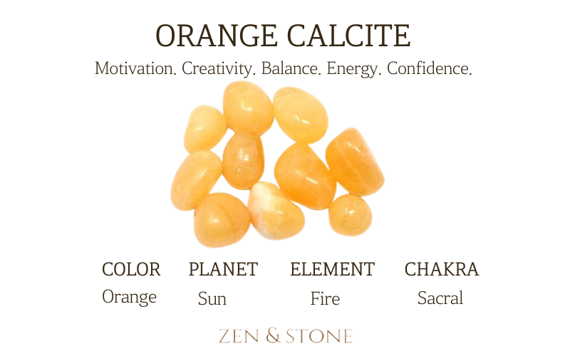 Orange Calcite: Meaning, Uses, & Healing Properties – Zen & Stone