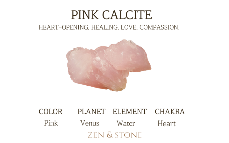 Pink Calcite – Meaning, Uses, & Healing Properties – Zen & Stone