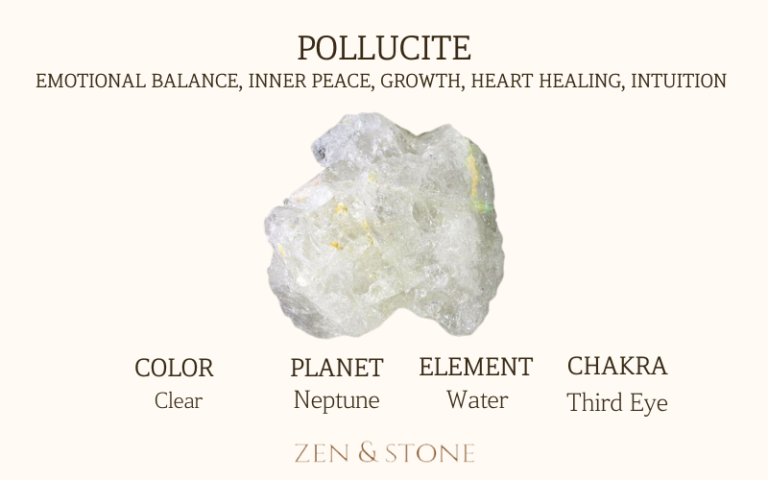 Pollucite – Meaning, Uses, & Healing Properties – Zen & Stone