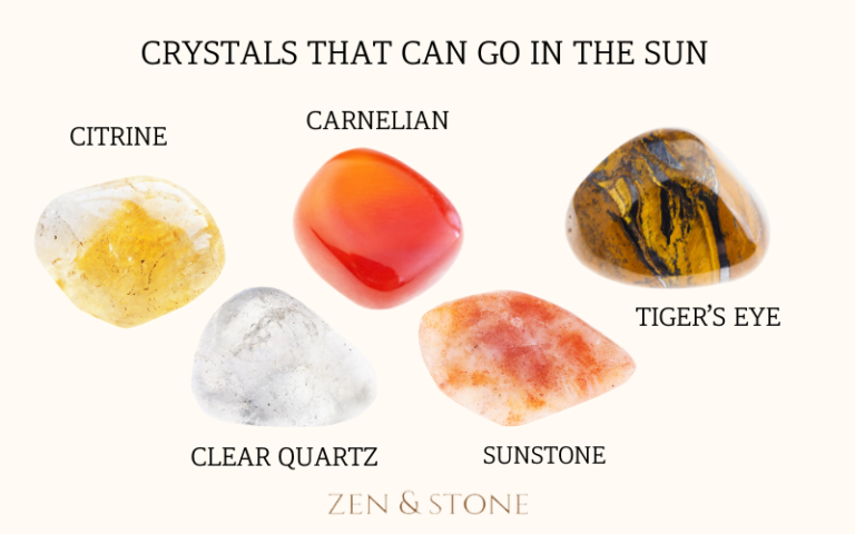 Crystals That Can and Can’t Go In The Sun – Zen & Stone