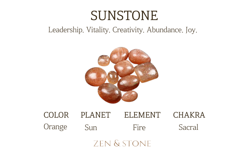 Sunstone: Meaning, Uses, & Healing Properties – Zen & Stone
